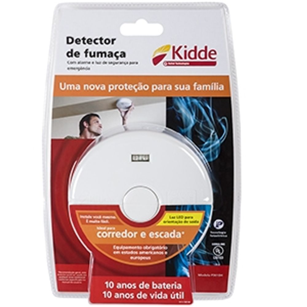 Detector De Fumaça Optico Com Alarme P3010H Kidde - Acquafort