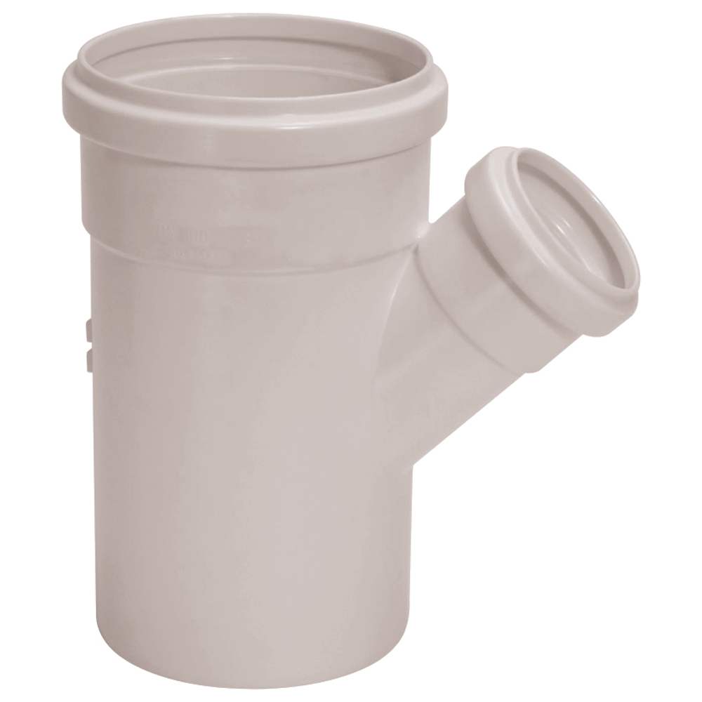 Junção Esgoto Simples Redução 75x50 Amanco - Acquafort